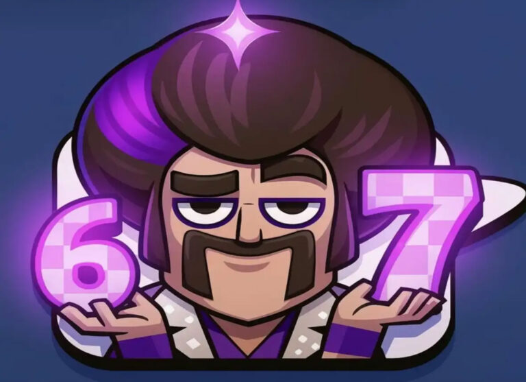 The 'Clash Royale' Brainrot 67 Wizard Emote Pays Tribute To '6 7' Trend ...
